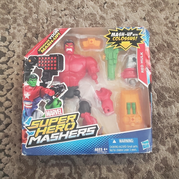 Hasbro | Toys | Marvel Super Hero Mashers Red Hulk | Poshmark